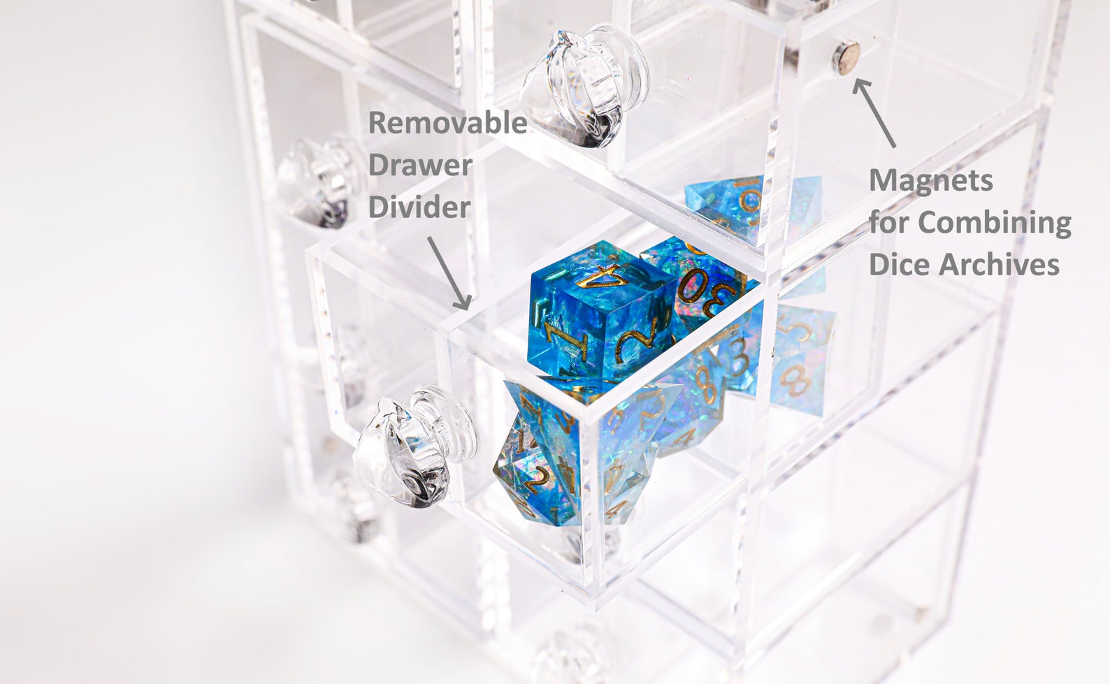 Dice Archive: Display Storage Case for Dice DND Dice Sets Dice - Etsy