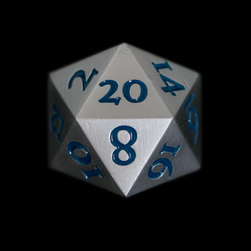 Solid Silver Dice - Etsy