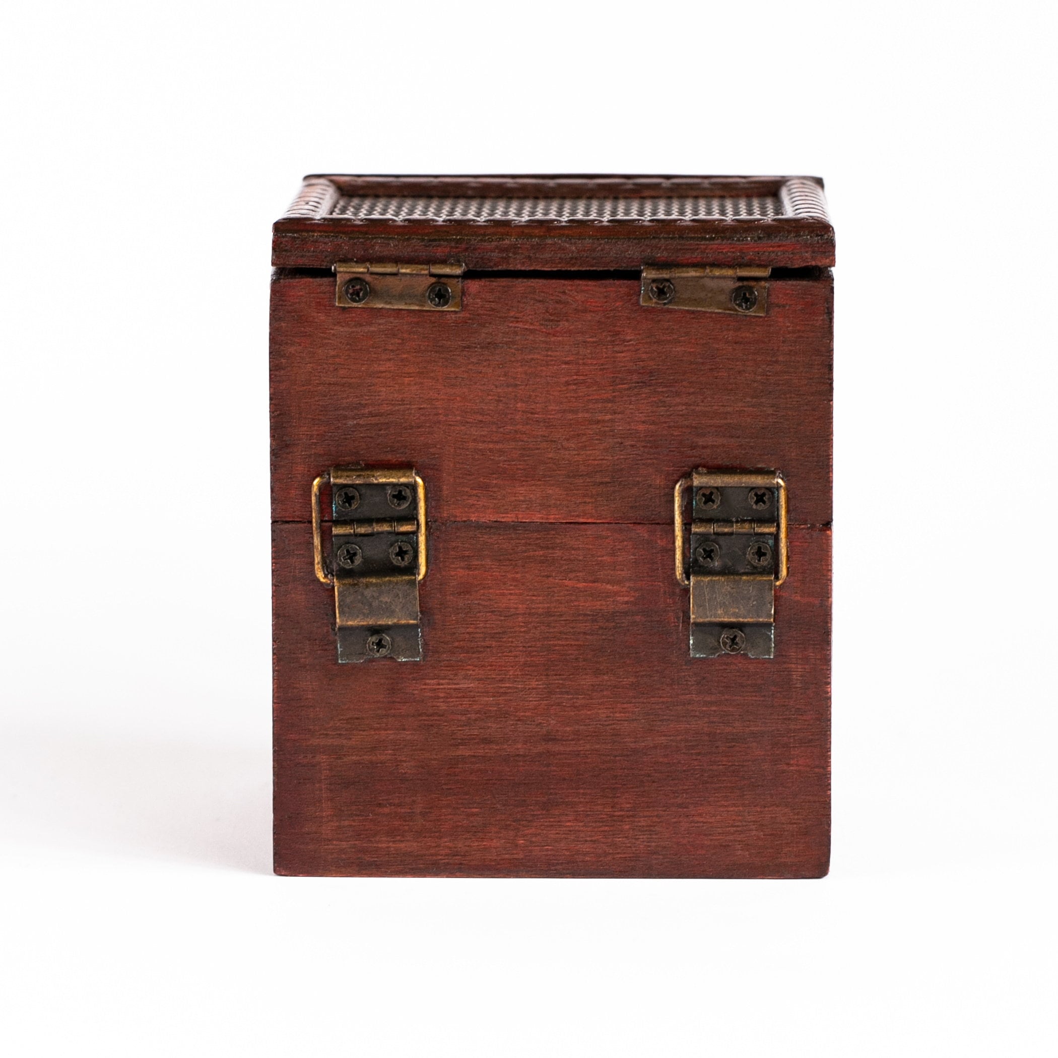 Elven Vault chainmail Wooden Deck and Dice Box for Trading | Etsy