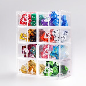 Dice Archive: Display Storage Case for Dice DND Dice Sets Dice ...