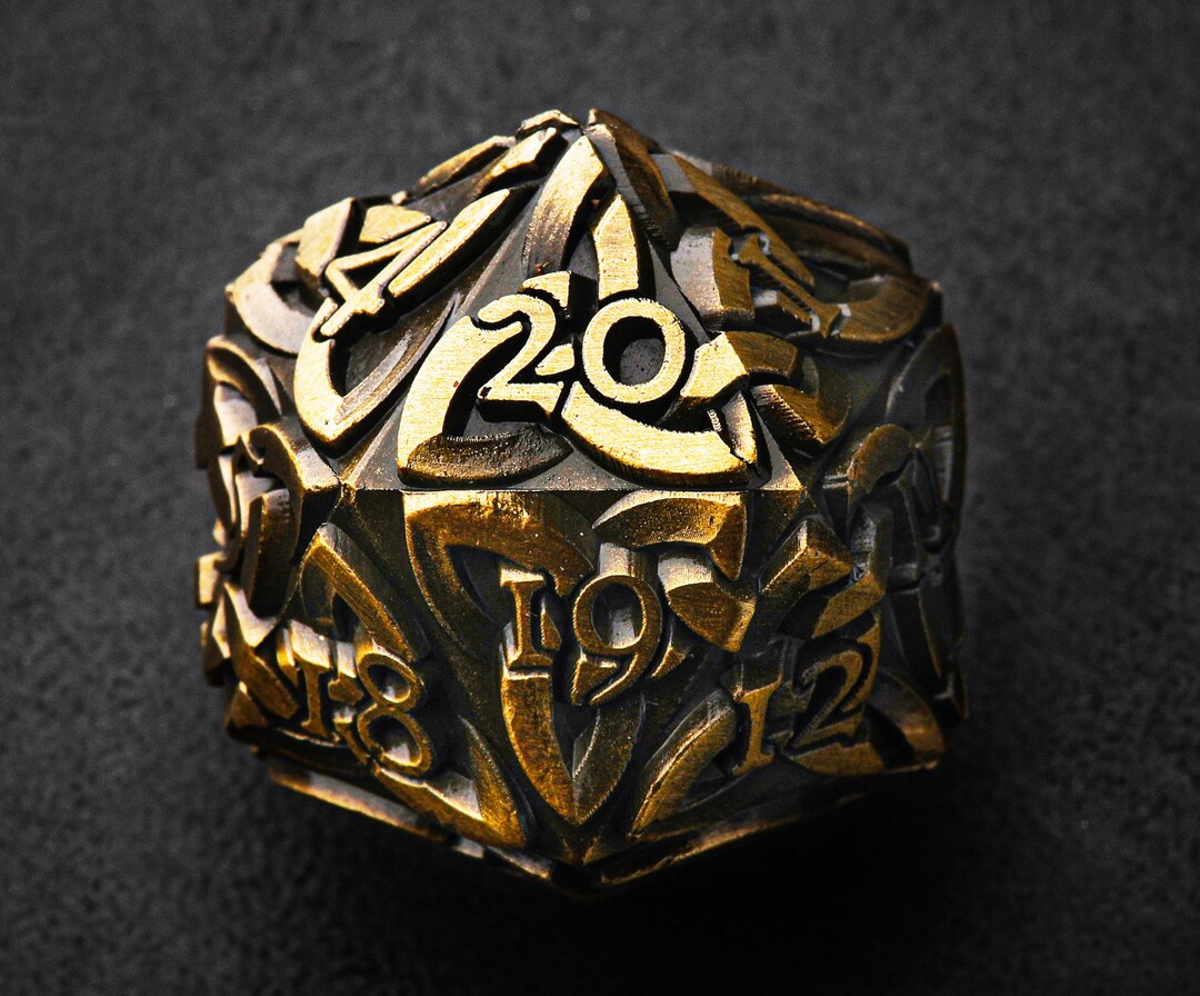 Endless Order D20 Life Counter Solid Metal Extra Large for Magic EDH ...