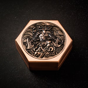 Solid Metal Minotaur Dice Box for Dice Set, Dnd Dice, Dungeons and ...