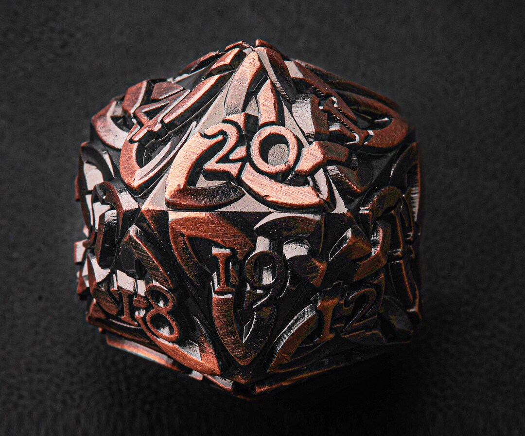 Endless Deception D20 Life Counter Solid Metal Extra Large for Magic ...