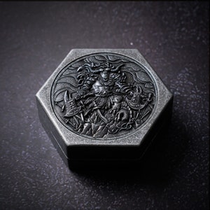 Solid Metal Minotaur Dice Box for Dice Set, Dnd Dice, Dungeons and ...