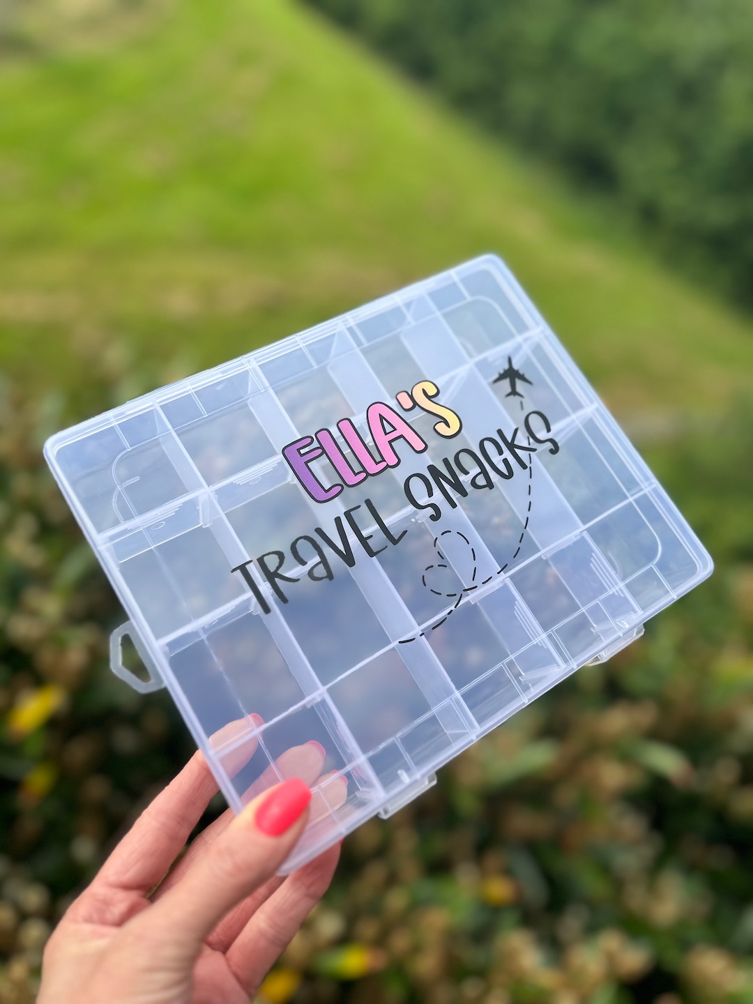 Personalised Travel Snacks Box | Children's Travel Snacks | Holiday ...