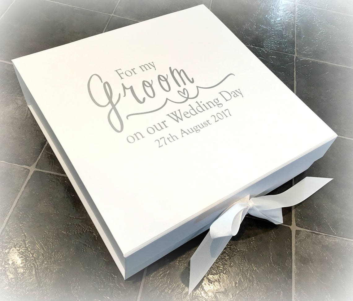 Personalised Groom Gift Box Bride Gift Box Personalised - Etsy UK