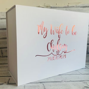 Luxury Bride Box Bride Wedding Day Box Bride Gift Box Bespoke ...