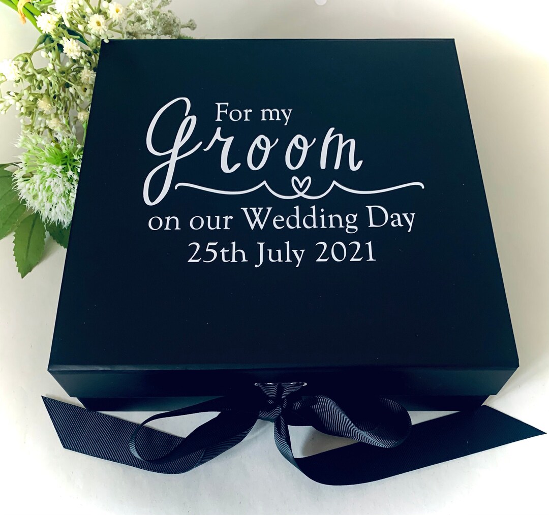 Groom Box for My Groom on Our Wedding Day Gorgeous Groom Box Wedding ...