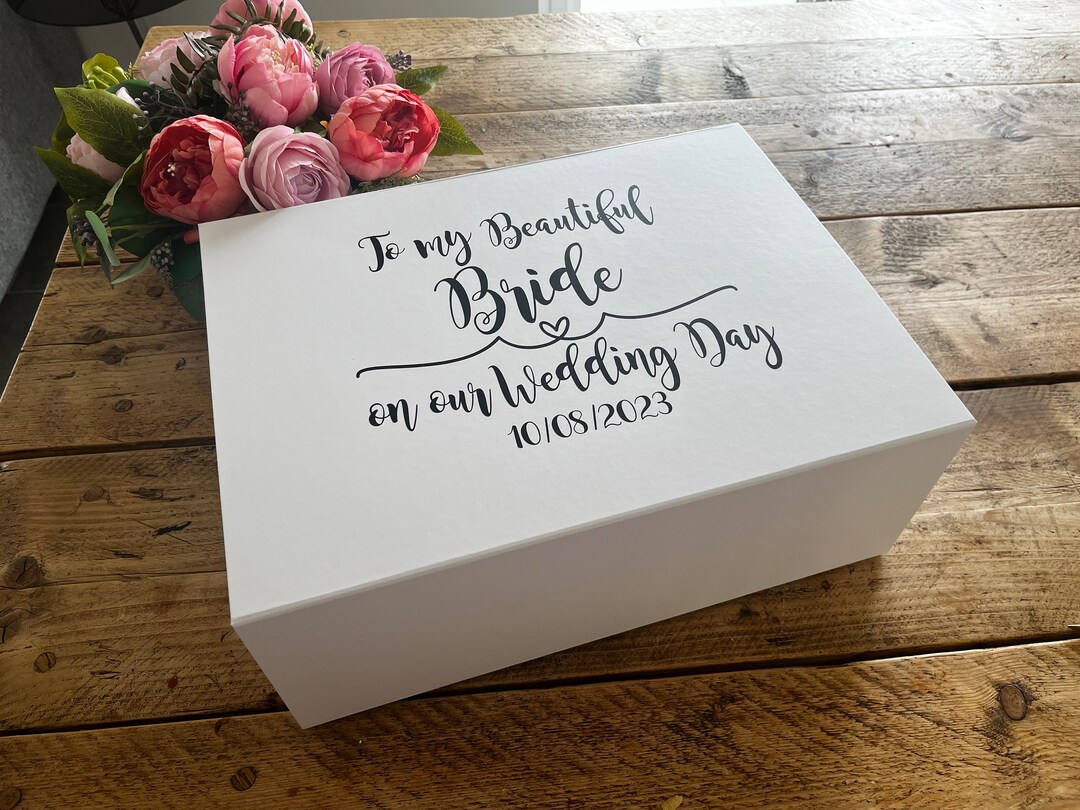 Luxury Extra Large Bride Gift Box Wedding Morning Bride Box Beautiful ...