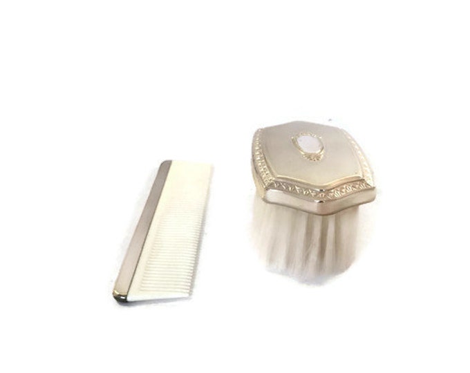 Sterling Silver Baby Brush and Comb, Child's Set WEB Company - Etsy