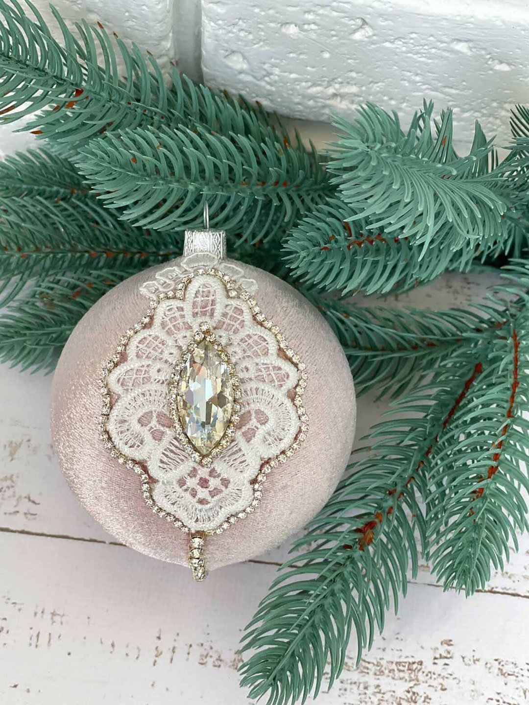 Christmas Ball, Christmas Velvet Balls, Christmas Ornaments, Handmade ...