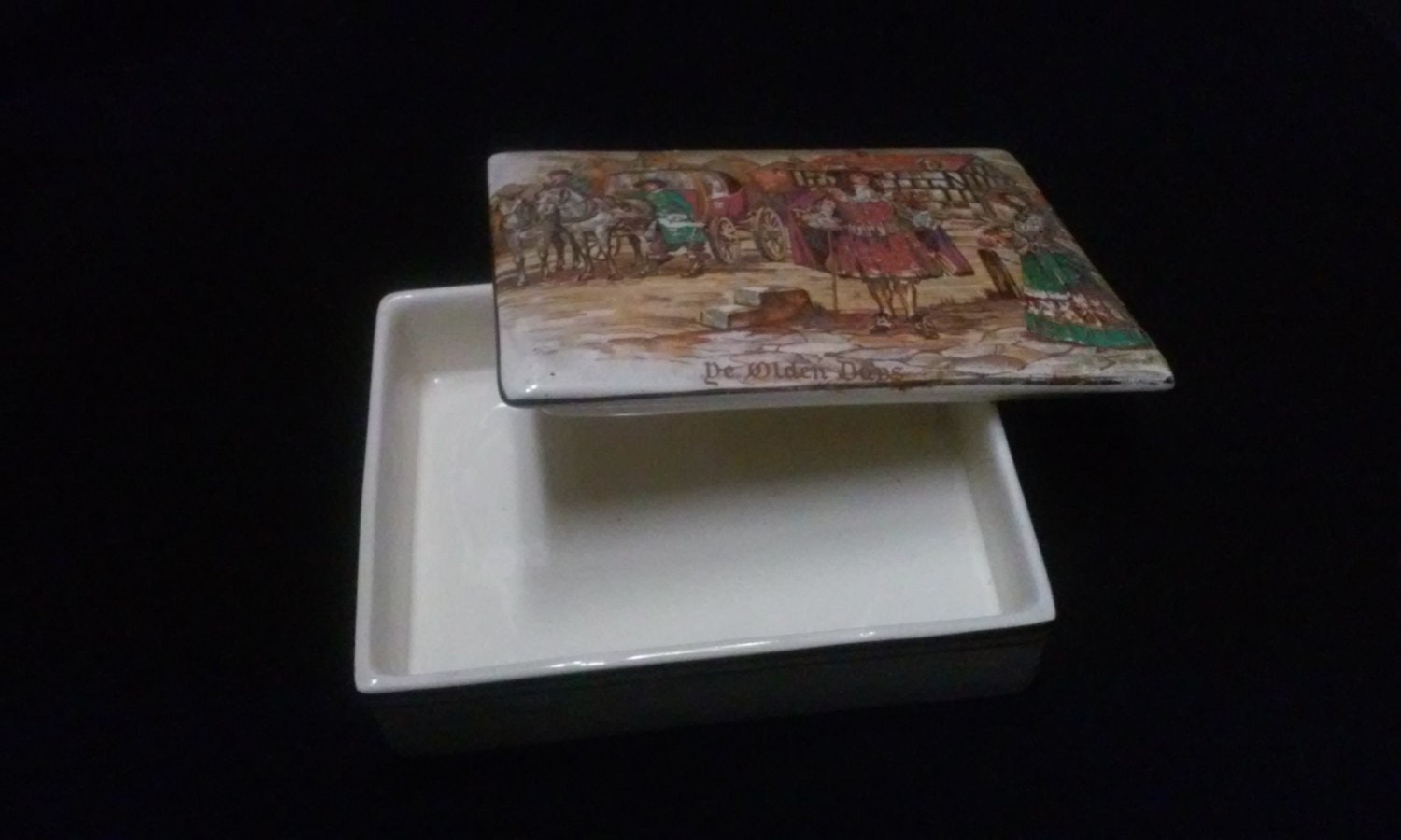 Vintage Sandland Ware Hanley England Trinket Box - Etsy