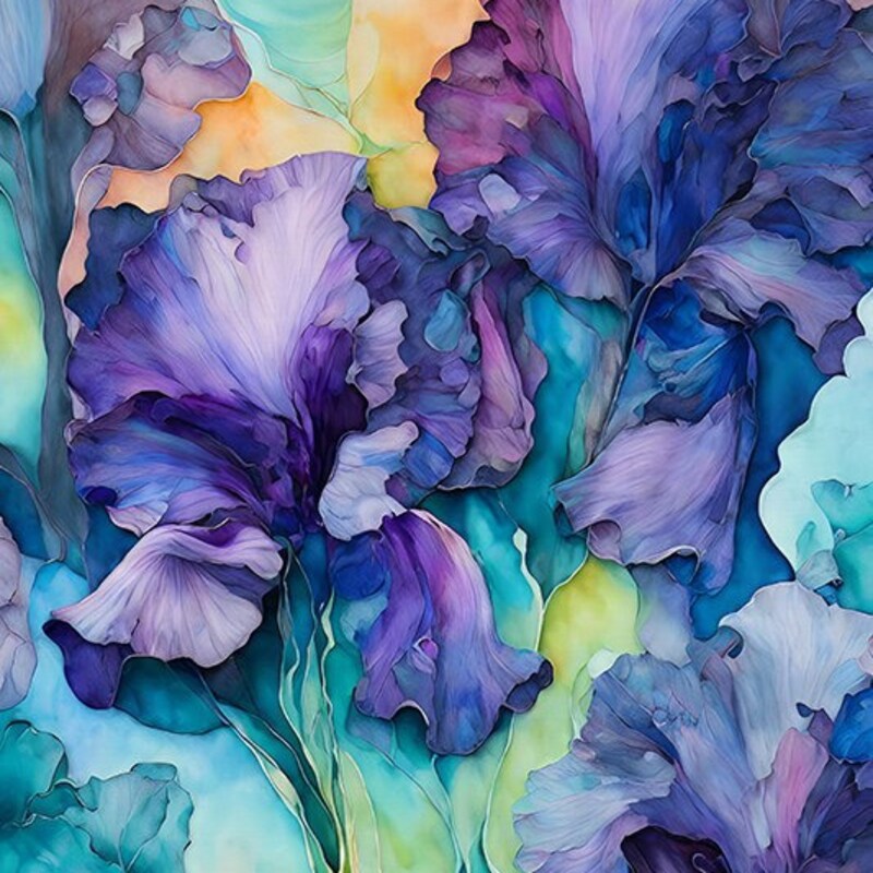 Purple Artwork - Etsy