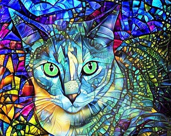 Crazy Cat Lady Art | Etsy