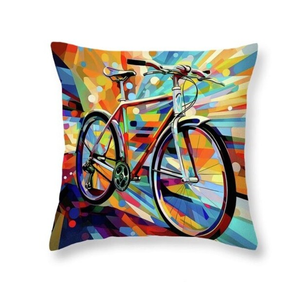 Bicycle Pillow - Etsy
