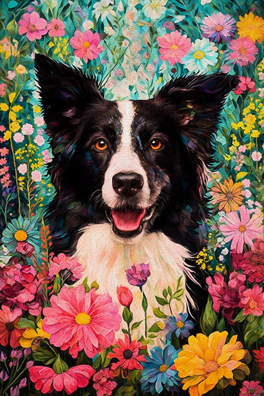 Border Collie Art, Border Collie Print, Border Collies, Dog Art Prints ...