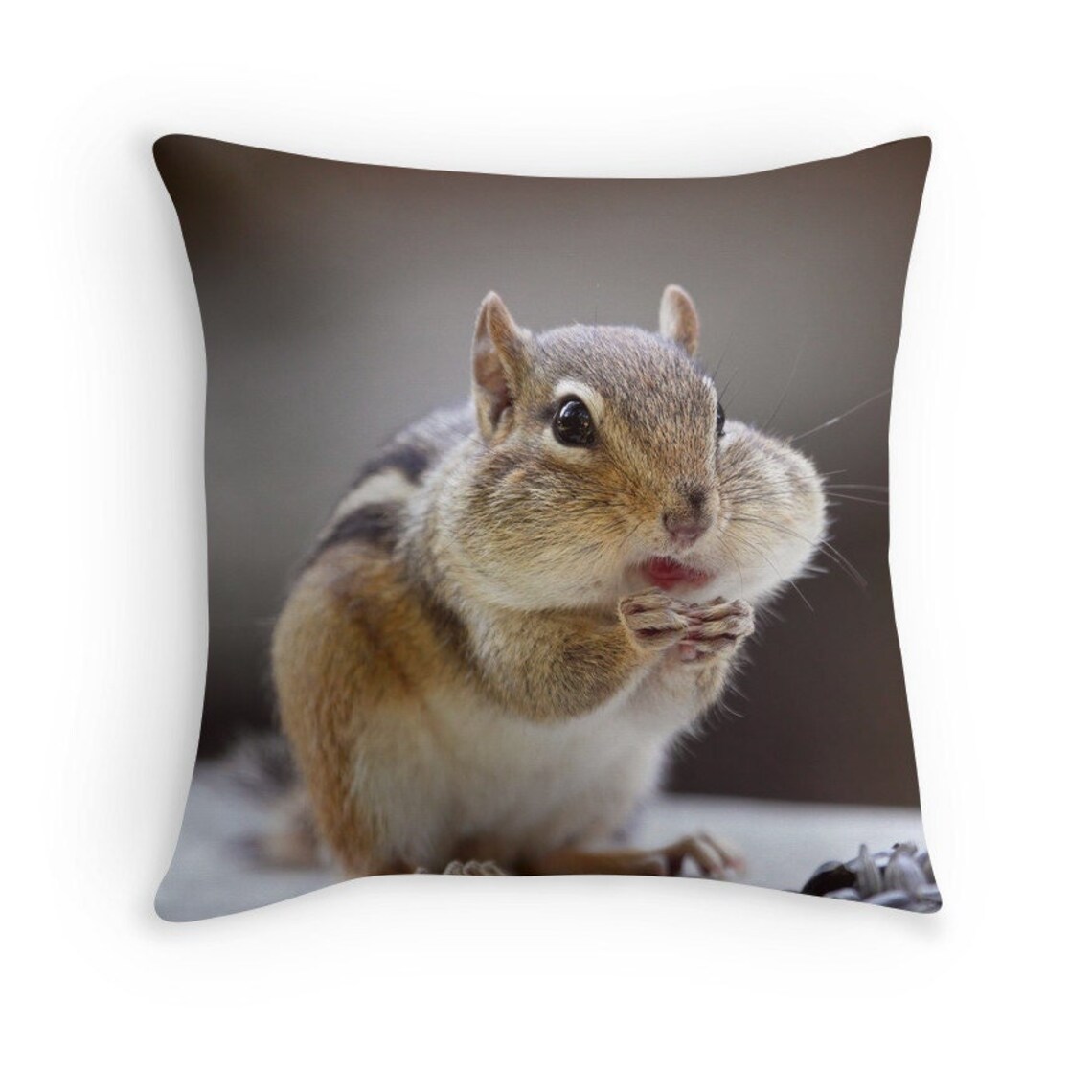 Chipmunk Cushion Chipmunk Pillow Woodland Animals Vegan - Etsy