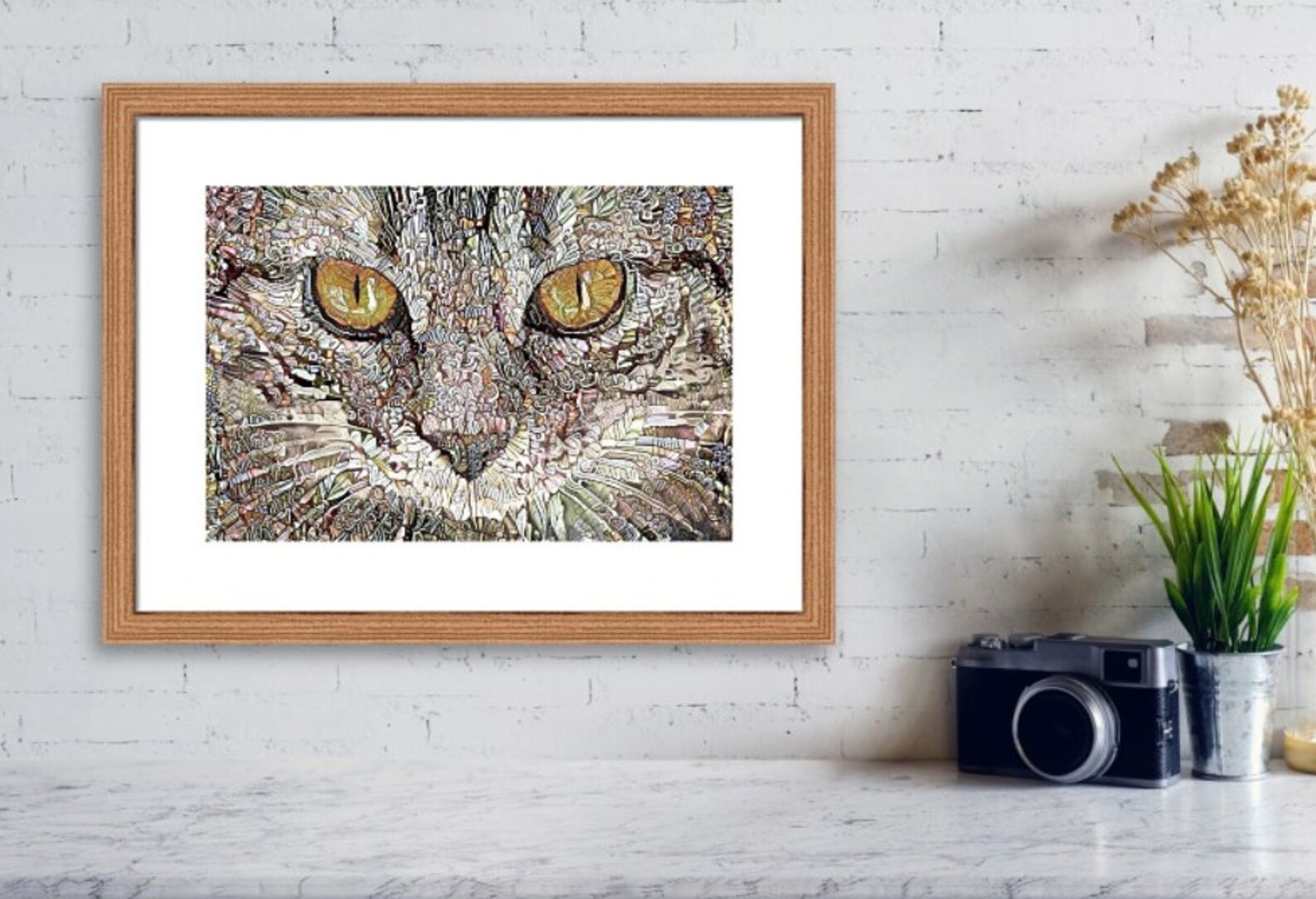 Abstract Cat Art Tabby Cat Print Cat Artwork Cat Closeup - Etsy