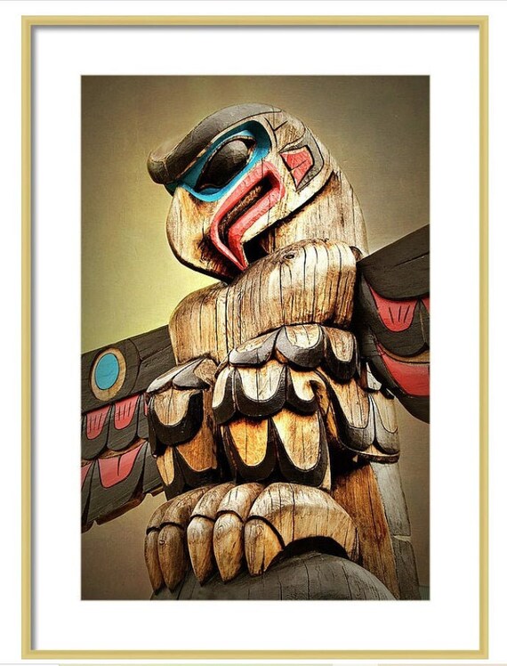 Native American Totem Pole Art