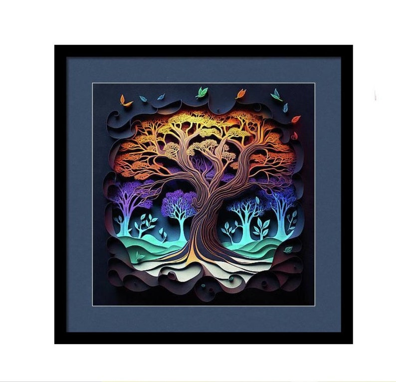 Tree of Life Print Tree of Life Art Autumn Tree Art - Etsy