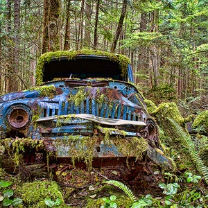 Car Decor, Car Wall Art, Old Cars, Old Truck, Canvas Art, Car Lover ...