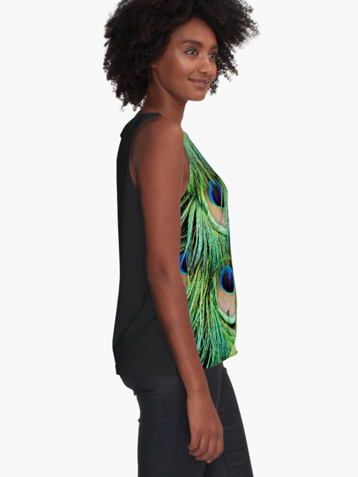 Peacock Top Peacock Costume Tank Tops for Women Colorful | Etsy