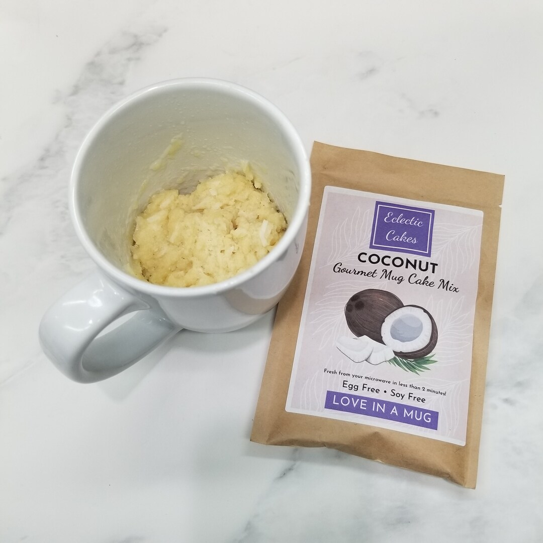 Coconut Mug Cake Mix, Egg Free & Soy Free - Birthday, Birthday Cake ...