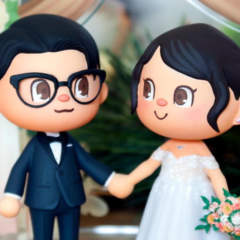 Cute Wedding Cake Topper - Etsy