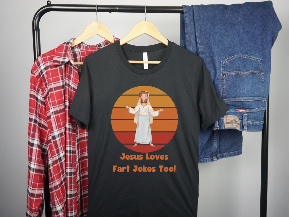 Jesus Shirt Jesus Fart Jokes Fart Funny Jesus Jesus Christmas Shirt ...