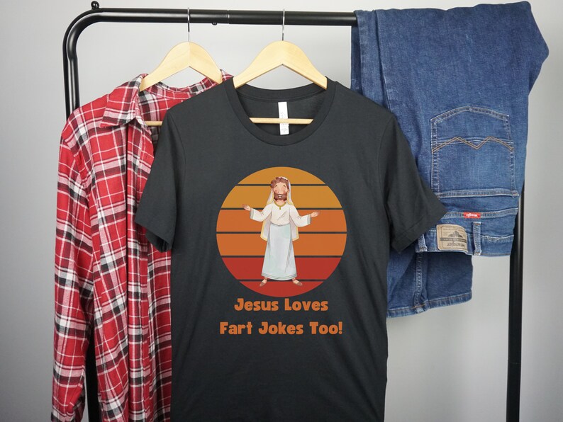 Jesus Shirt Jesus Fart Jokes Fart Funny Jesus Jesus Christmas Shirt ...