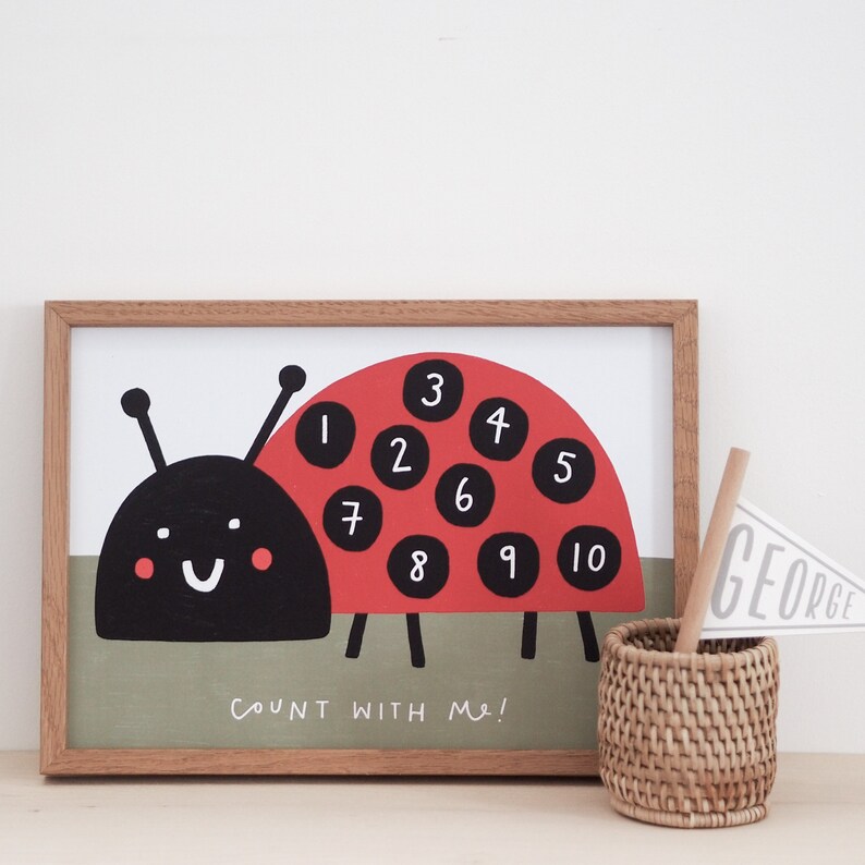 Ladybird Print - Etsy