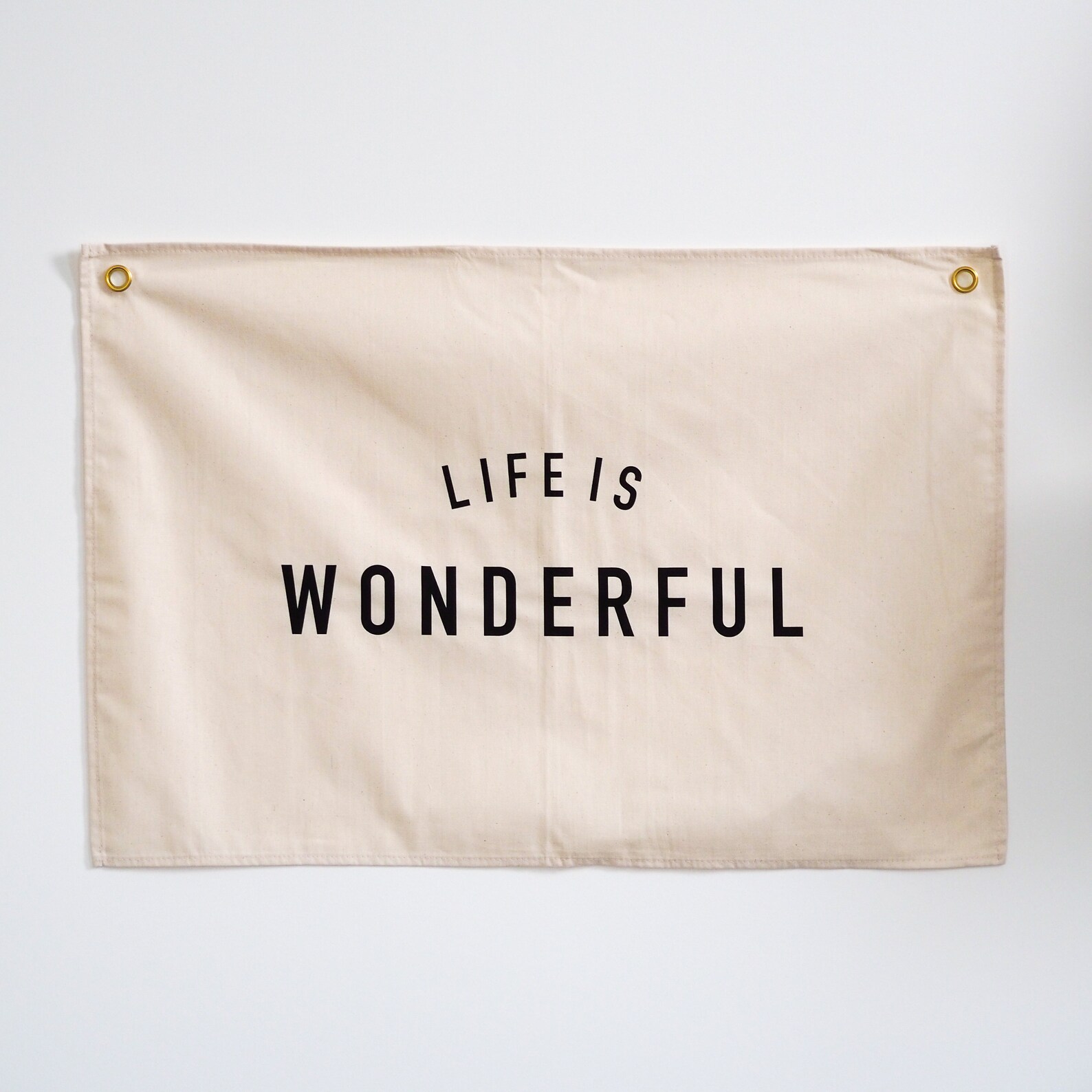 Life Is Wonderful Wall Flag | Etsy