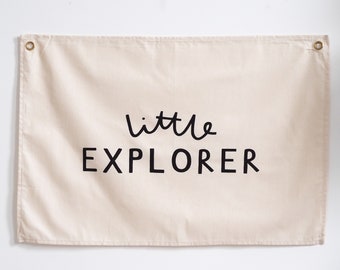 Little Explorer Wall Flag - Etsy