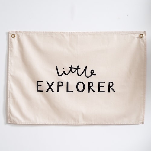 Little Explorer Wall Flag - Etsy