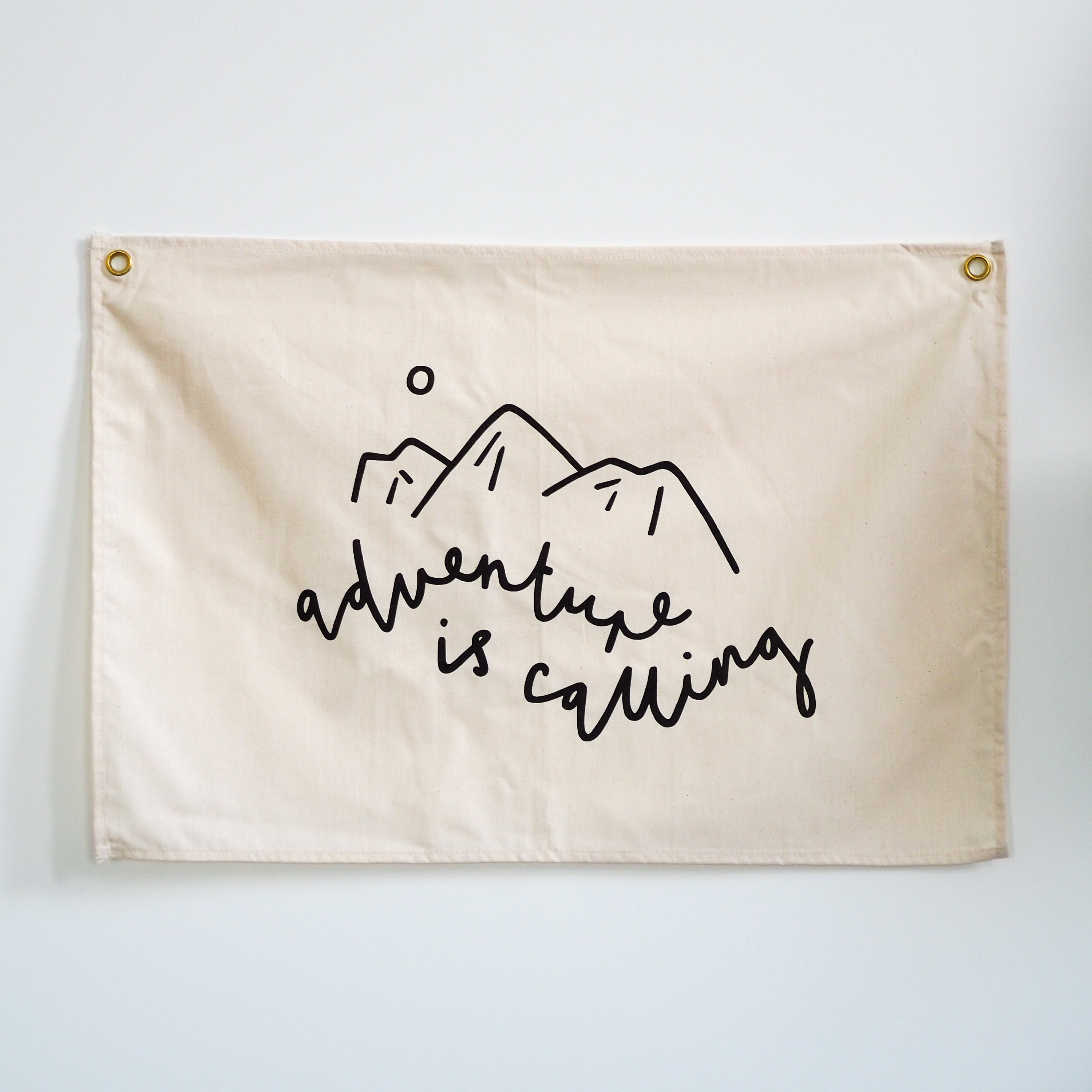 Adventure is Calling Wall Flag - Etsy