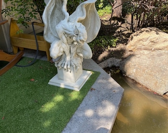 Home Décor Home & Living Gargoyle Guardian Statue 6 Statues etna.com.pe