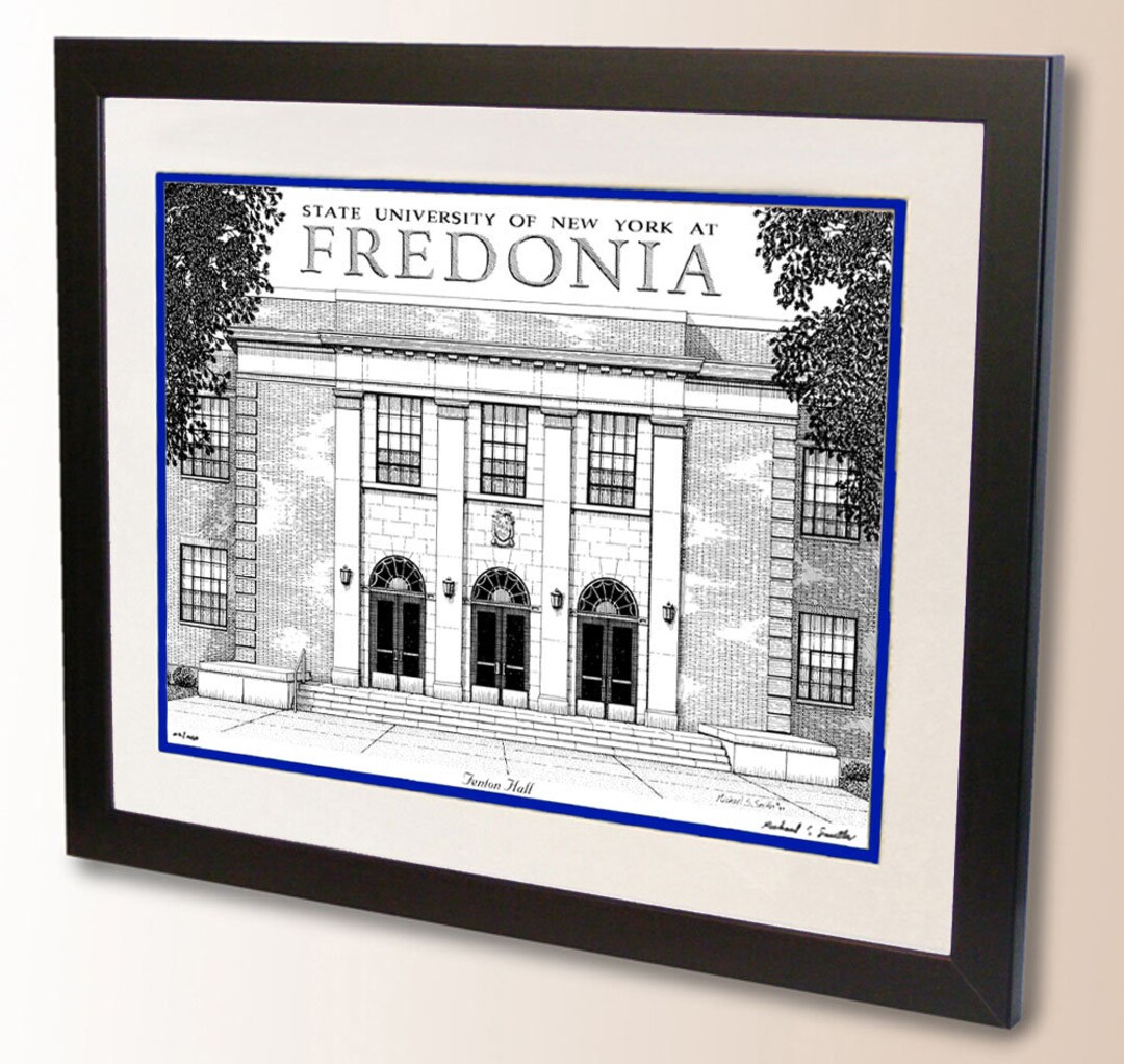 SUNY Fredonia Hand Signed Wall Art Print, Fredonia Alumni Graduation ...