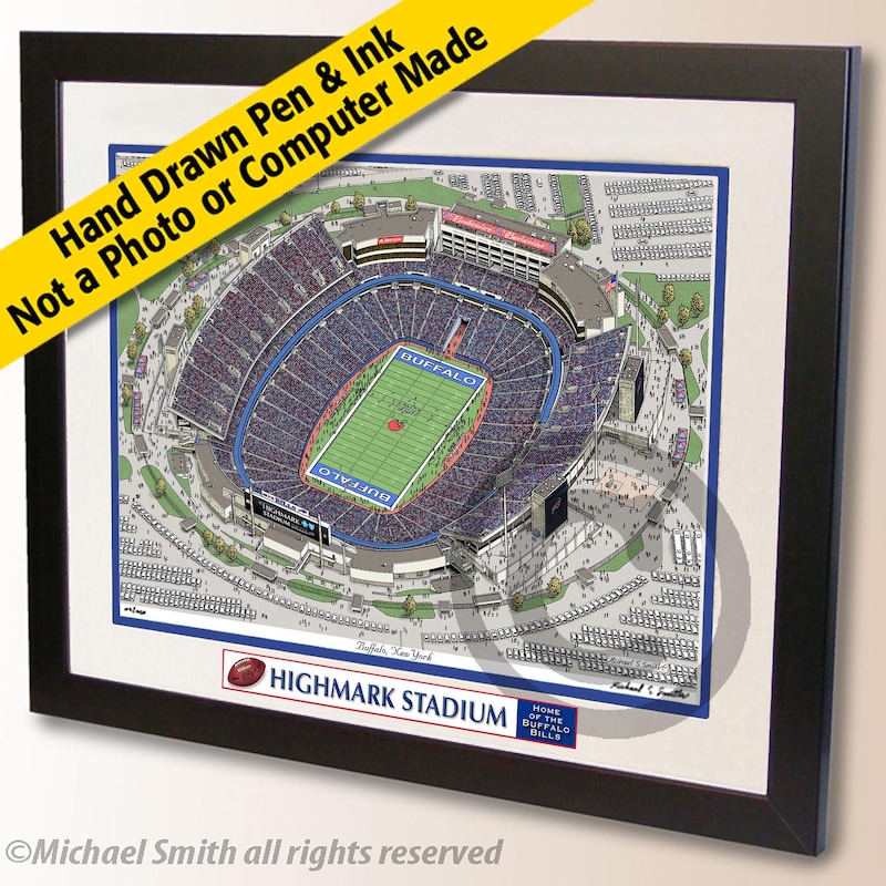 Highmark Stadium Wood Art - Etsy