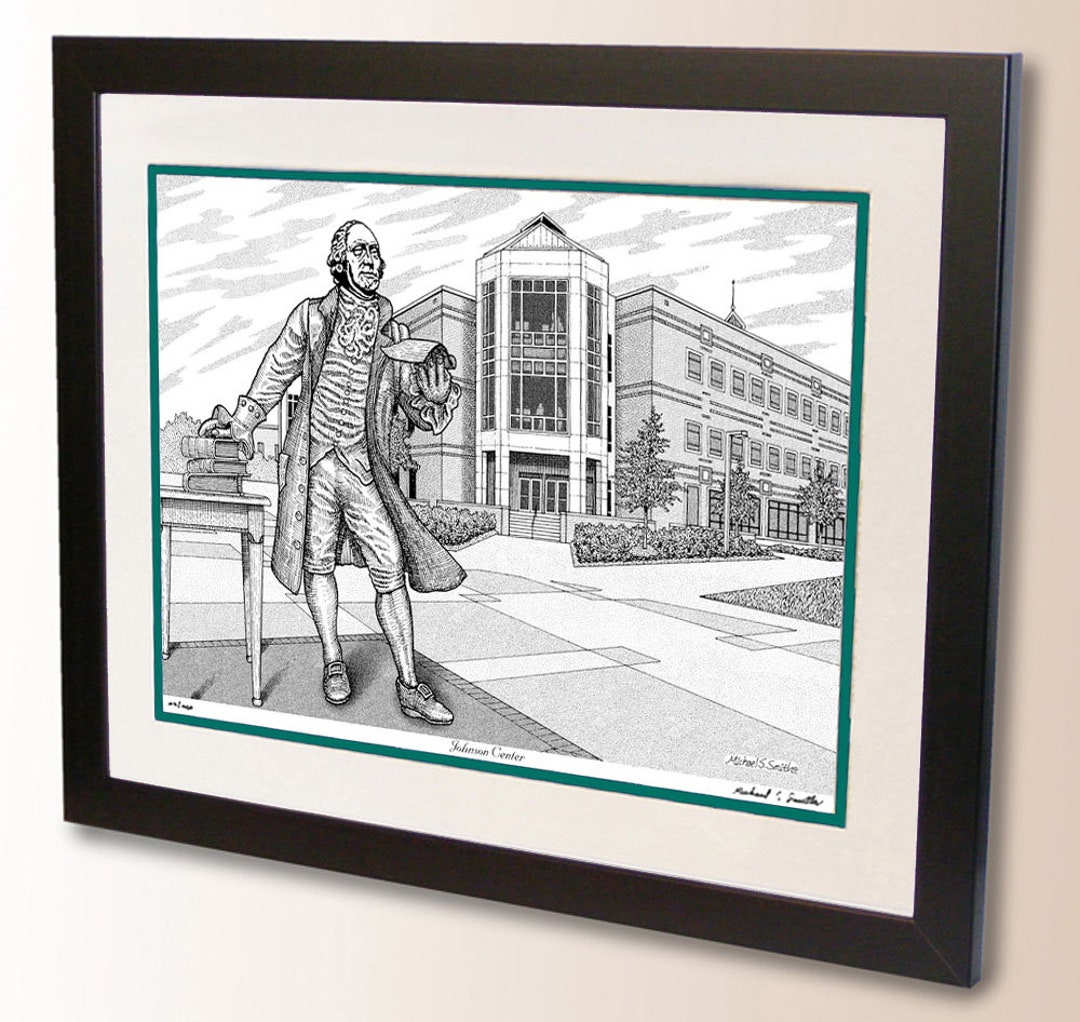 George Mason University Hand Signed Wall Art Print, George Mason Alumni ...