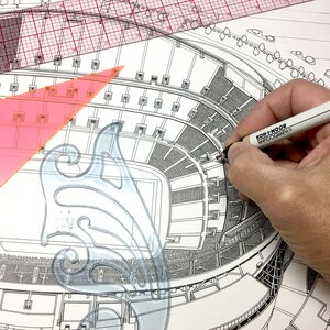 Denver Broncos Art, Empower Field at Mile High Art Print, Broncos Fan ...