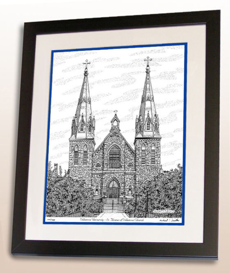 Villanova University St. Thomas of Villanova Church hand | Etsy