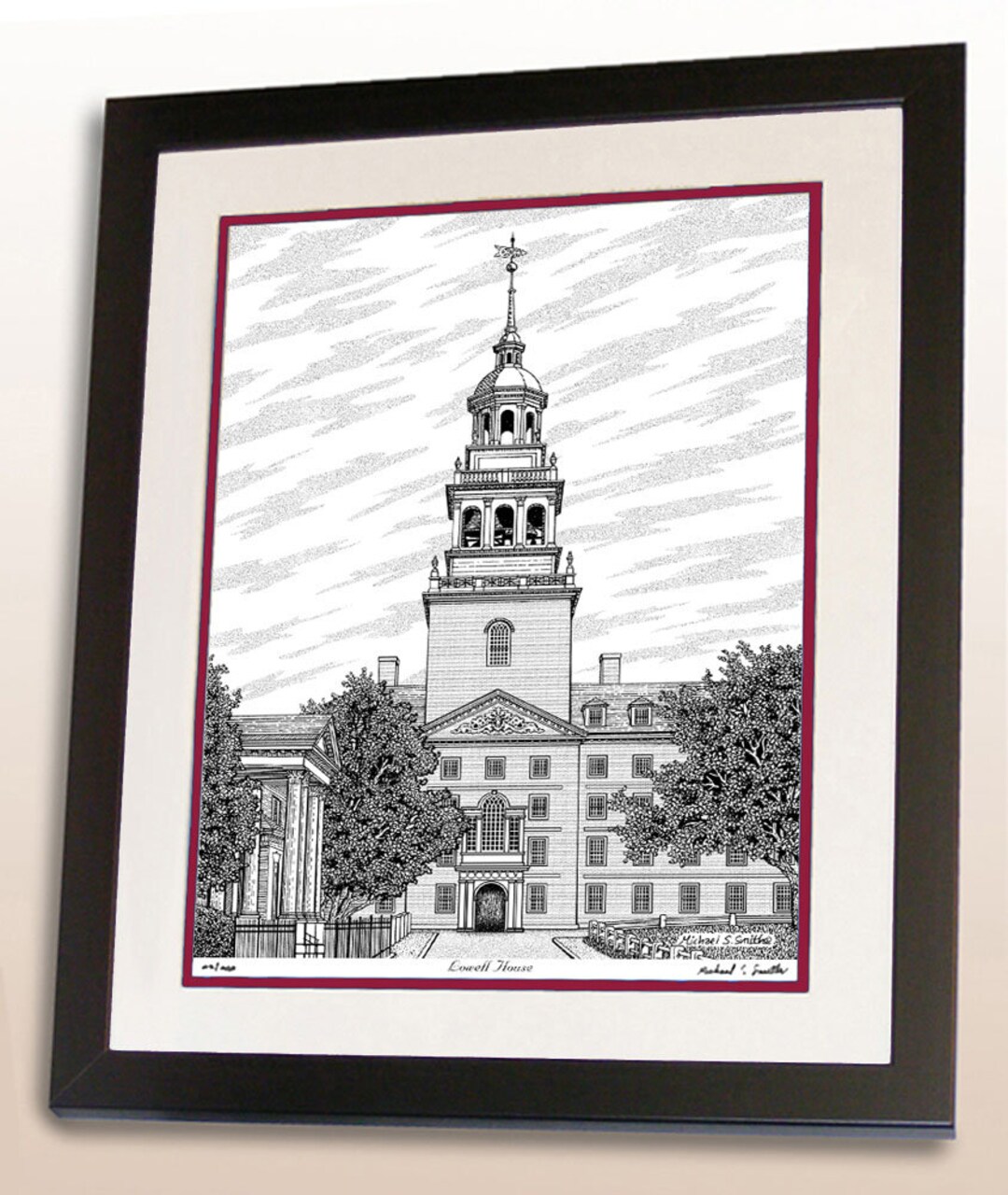Harvard University Hand Signed Wall Art Print, Harvard Alumni ...