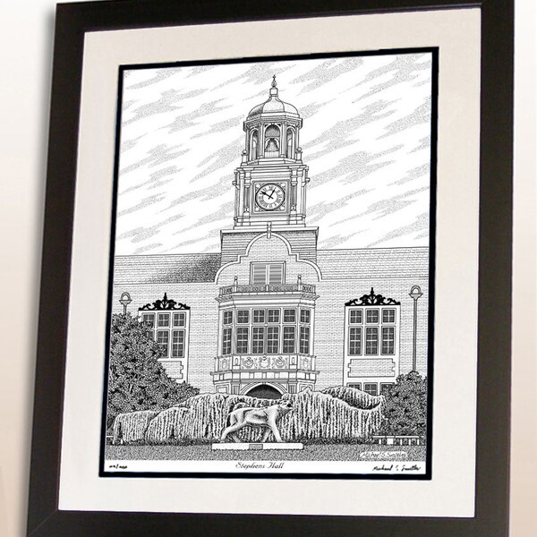 Towson University Print - Etsy