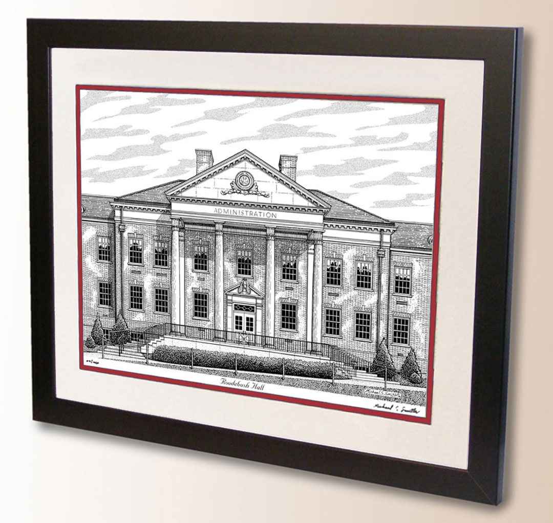 Miami University of Ohio Hand Signed Wall Art Print, Miami of Ohio ...