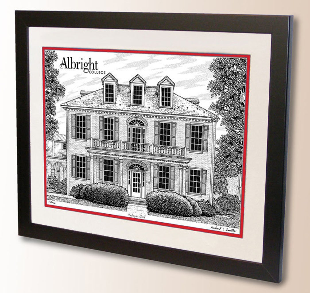 Albright College Hand Signed Wall Art Print, Albright College ...