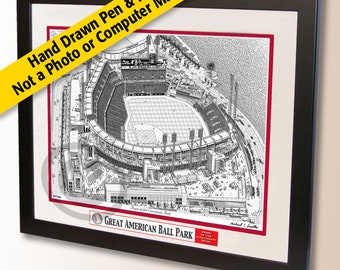 Cincinnati Reds Poster - Etsy