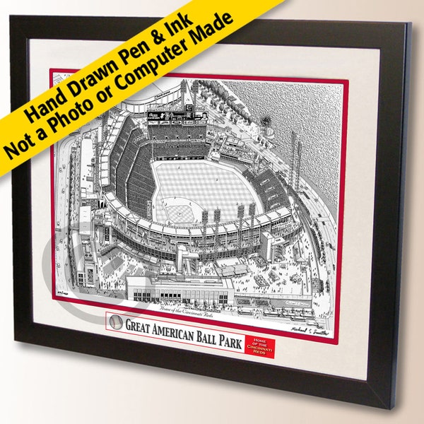 Cincinnati Reds Park - Etsy