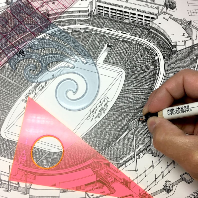 Buffalo Bills Art Highmark Stadium Art Print Buffalo Bills | Etsy