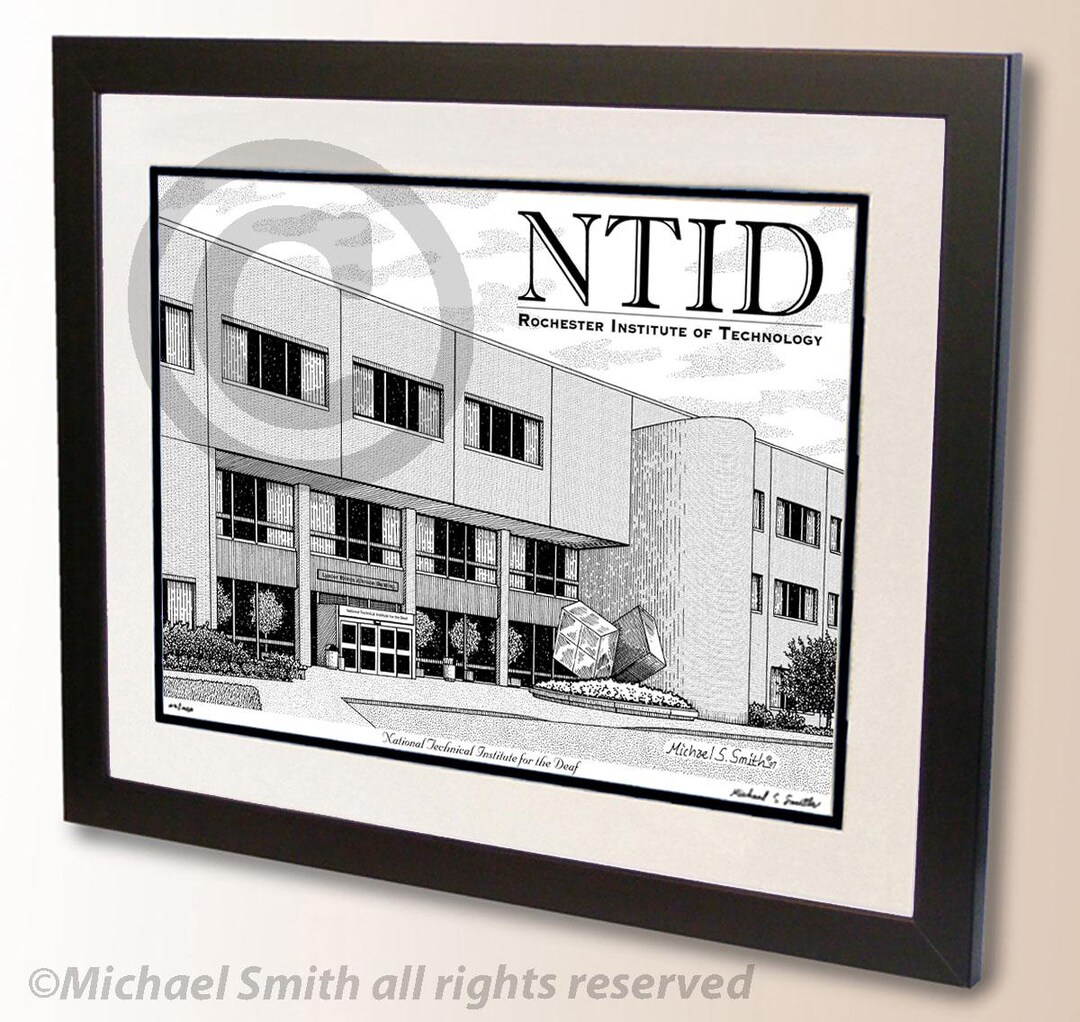 NTID Rochester Institute of Technology RIT Wall Art Print - Alumni ...