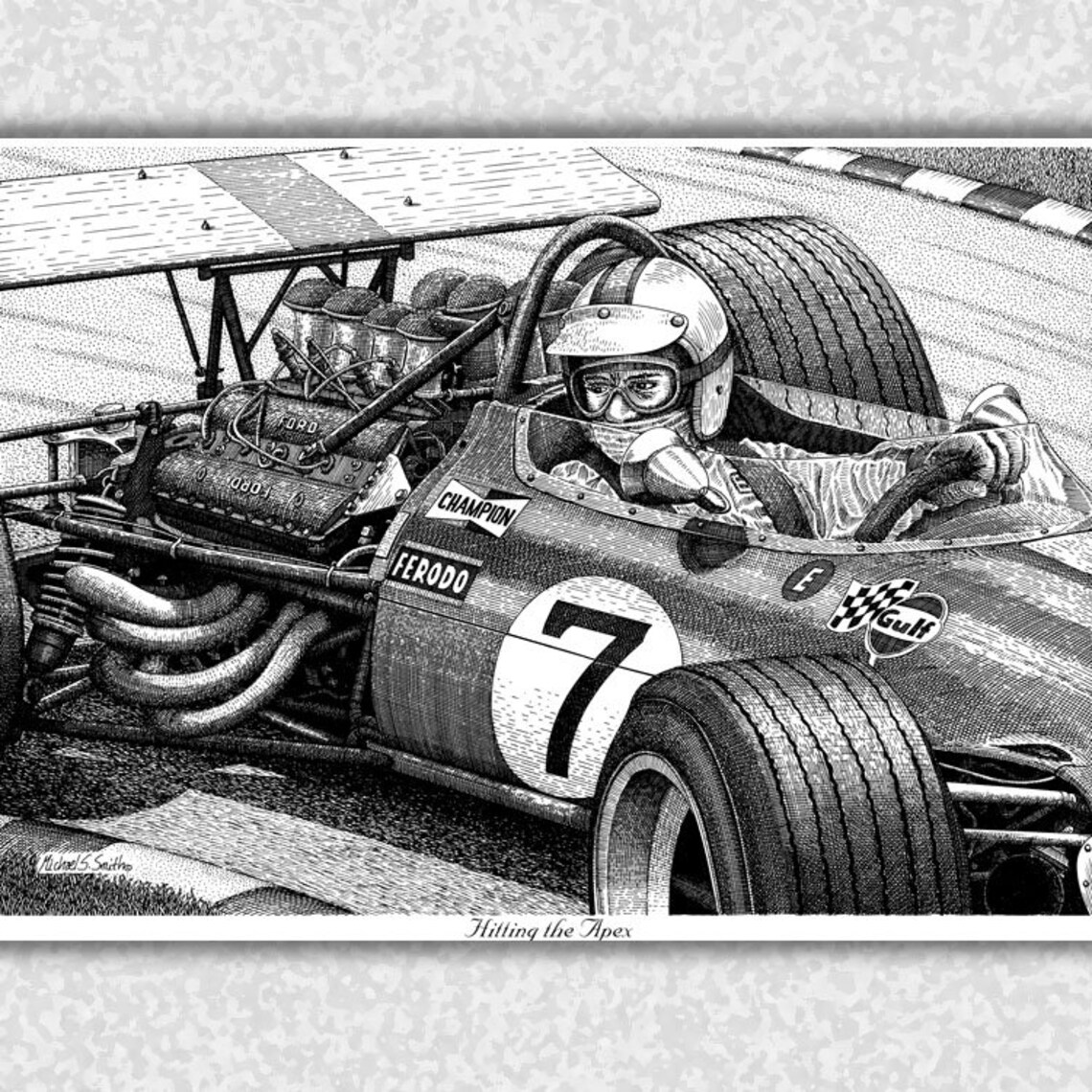 Automotive Wall Art Print Vintage Grand Prix F1 Race Car Art - Etsy